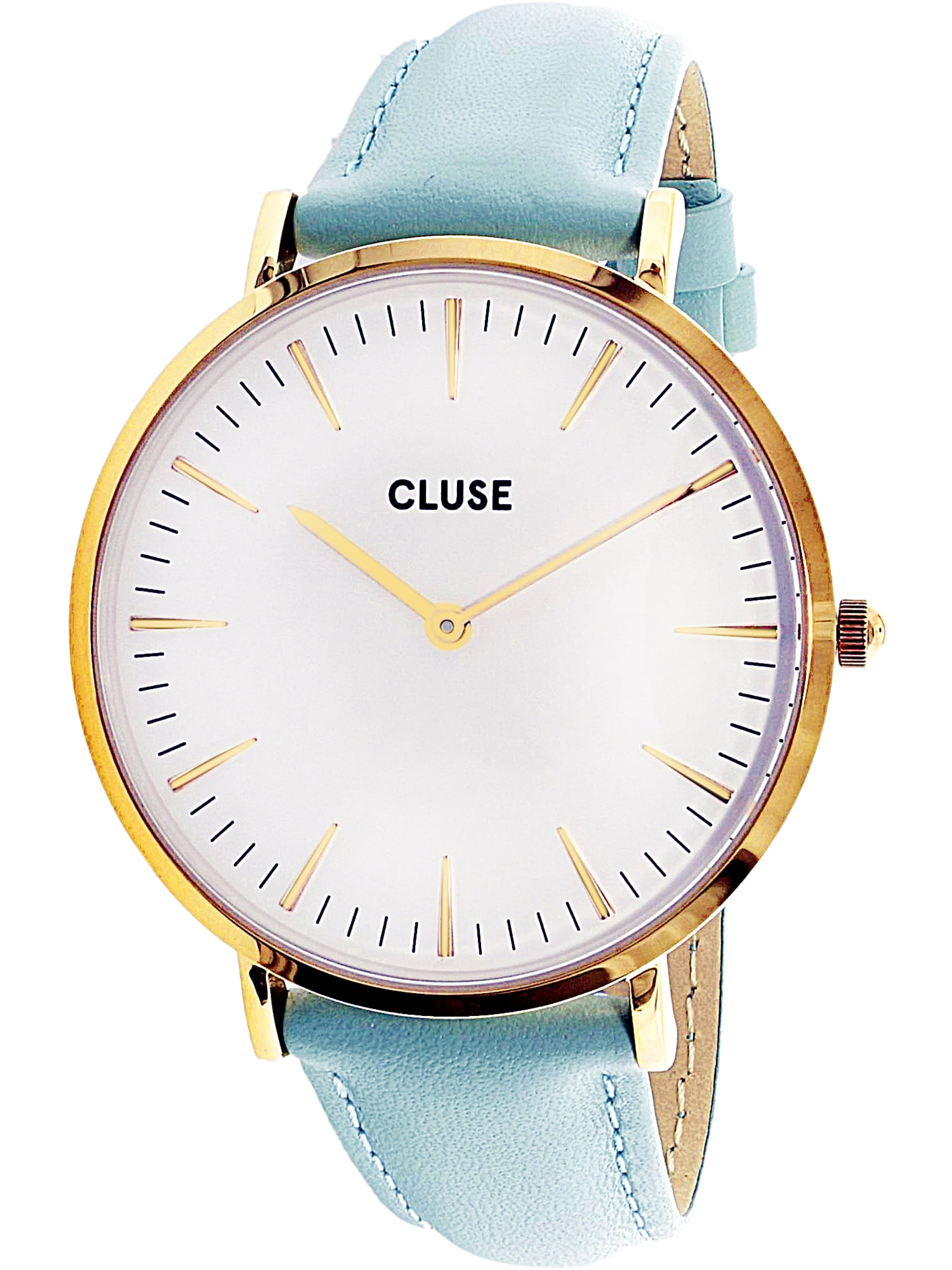 Cluse Women's La Boheme CL18021 Green Leather Quartz Dress Watch ...