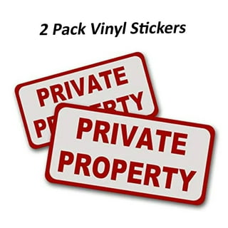 2 Pack No Dumping Stickers, Weatherproof, Water Resistant, Indoor and ...
