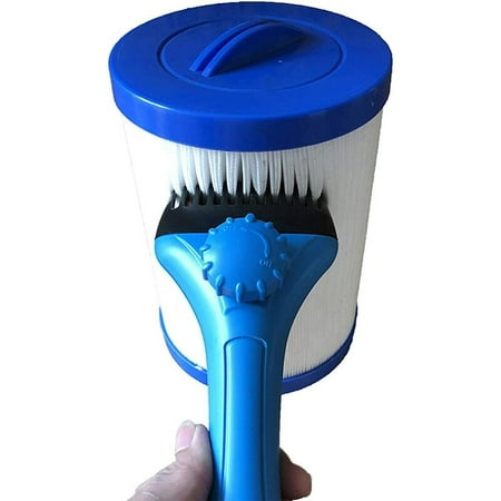 Pool Filter Cartridge Cleaner, Spa Filter,Cleaning Brush,Debris,Tee ...