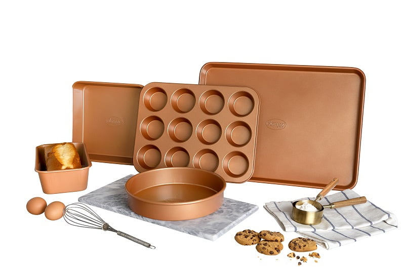 Gotham Steel 32 Piece Cookware Set, Bakeware and Food Storage Set ...