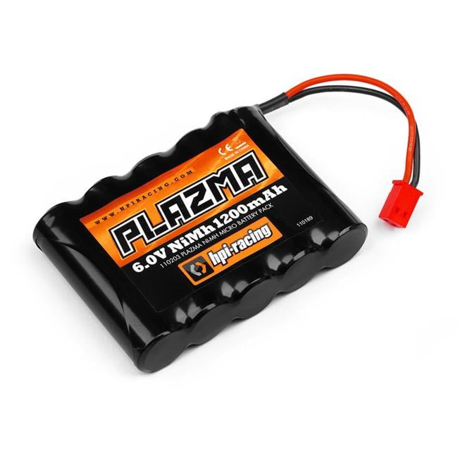 HPI Racing HPI110203 6V Plazma 6V 1200 MAh Ni-MH Micro RS4 Battery Pack ...