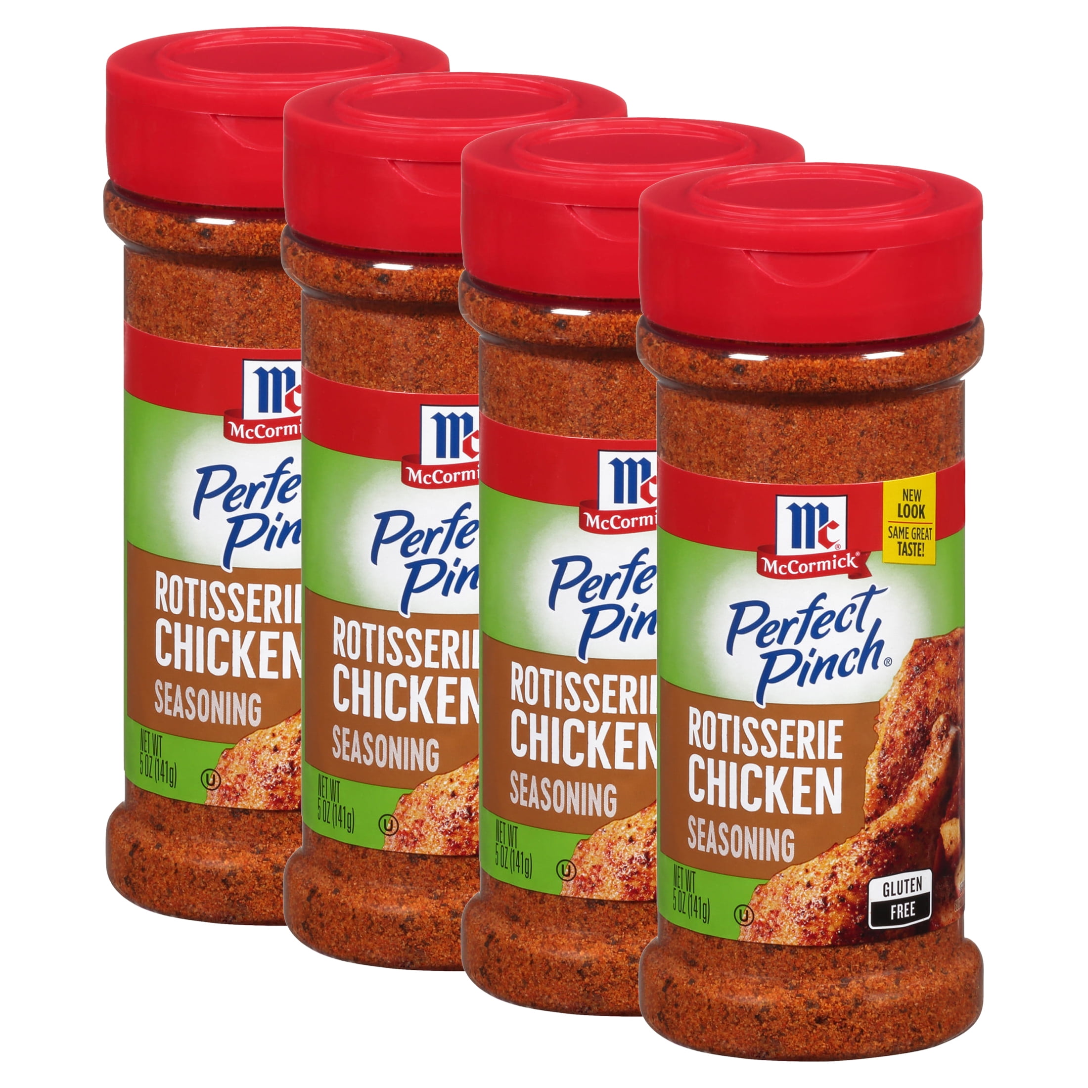 (4 pack) McCormick Perfect Pinch Rotisserie Chicken Seasoning, 5 oz ...