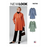 New Look Sewing Pattern N6707 - Misses' Tops, Size: A (4-6-8-10-12-14 ...
