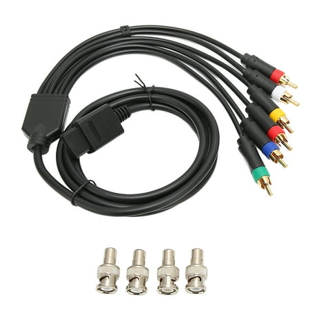 Component AV Cable, RGB RGBS Composite Cable Cord Multipurpose With 4 ...