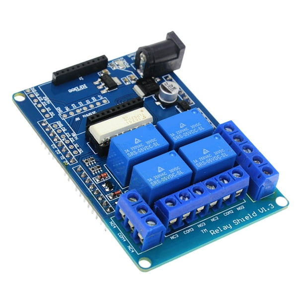 Peggybuy 4 Channel 5V Relay Shield Expansion Board 240VAC/60VDC for ...