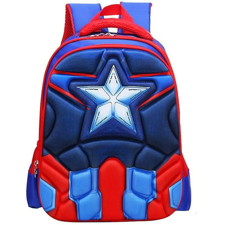 Kids Boys Superhero Backpack Kindergarten School Book Bag Rucksack ...