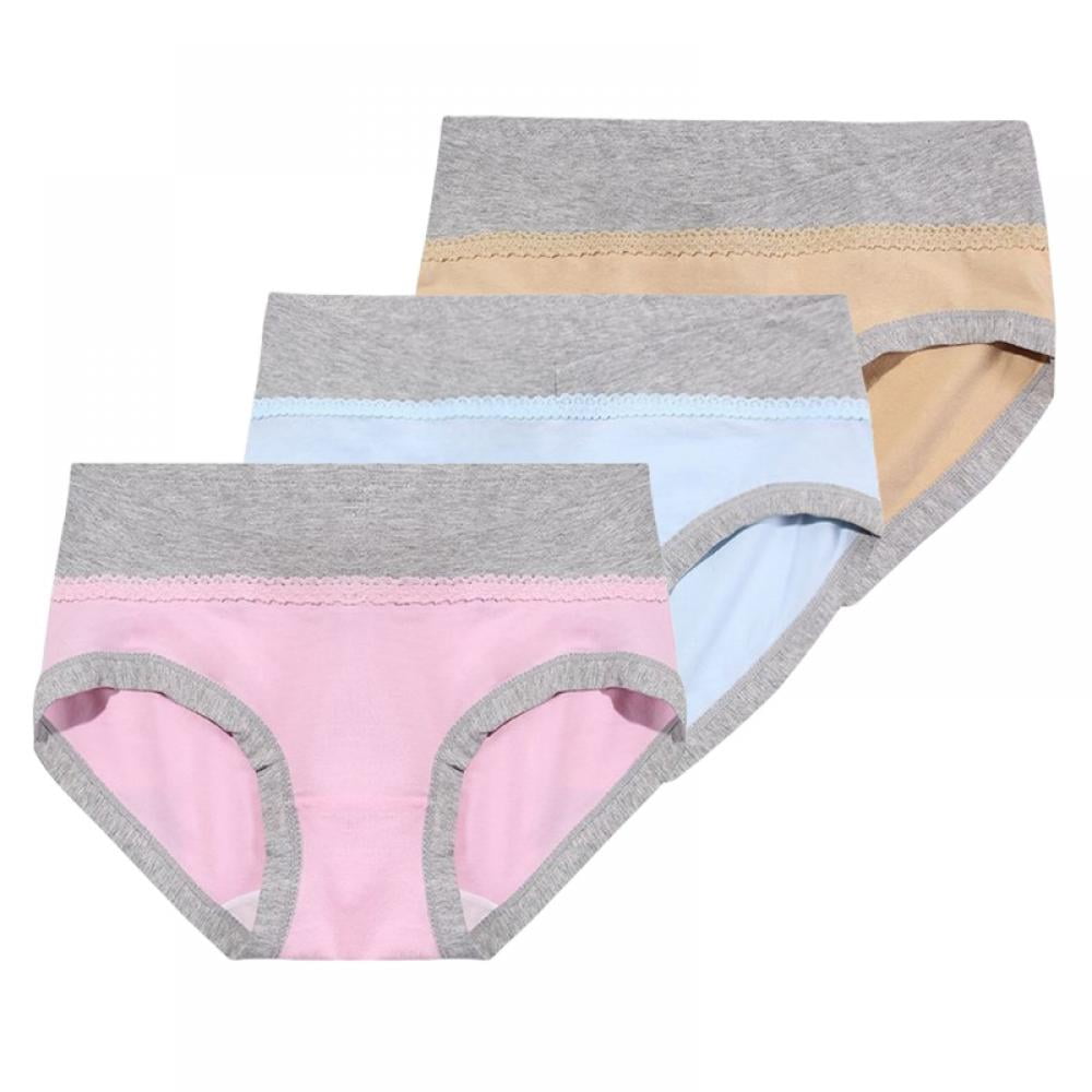 Spdoo 3 Pack Cotton Maternity Panties Low Waist Mother Underwear V ...