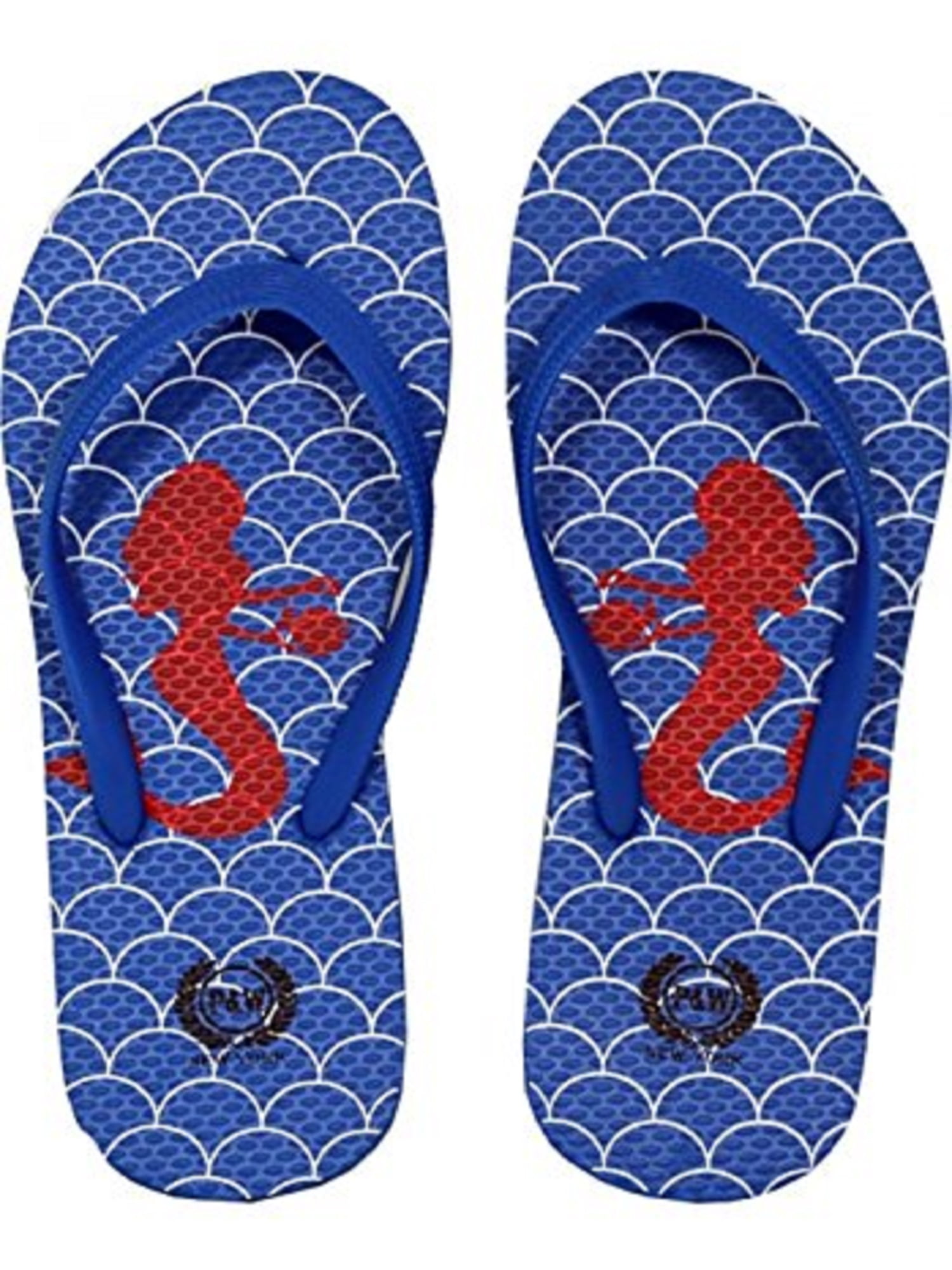 Beaute Fashion Trendy Nautical Sailboat Anchor Starfish Flip Flops ...