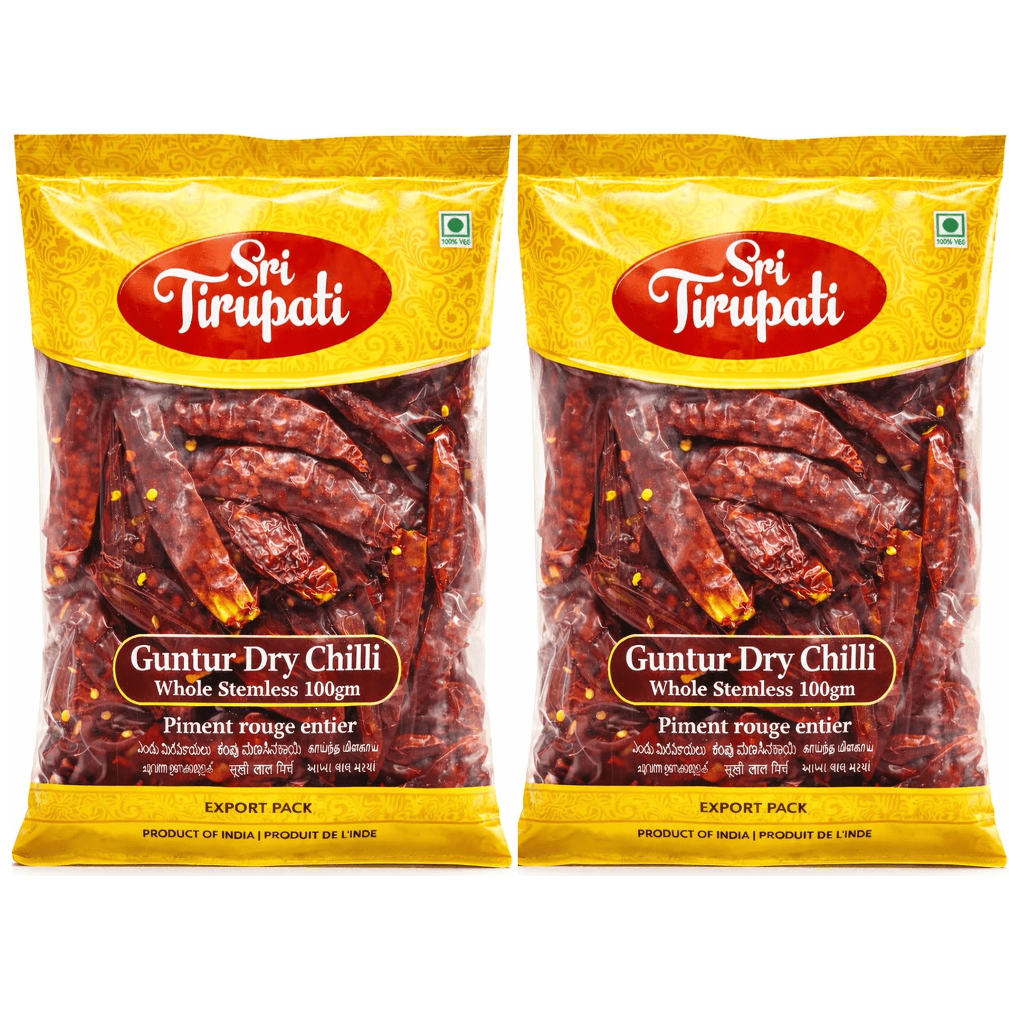 Click here for Sri Tirupati Guntur Dry Red Chilli Whole Stemless... prices