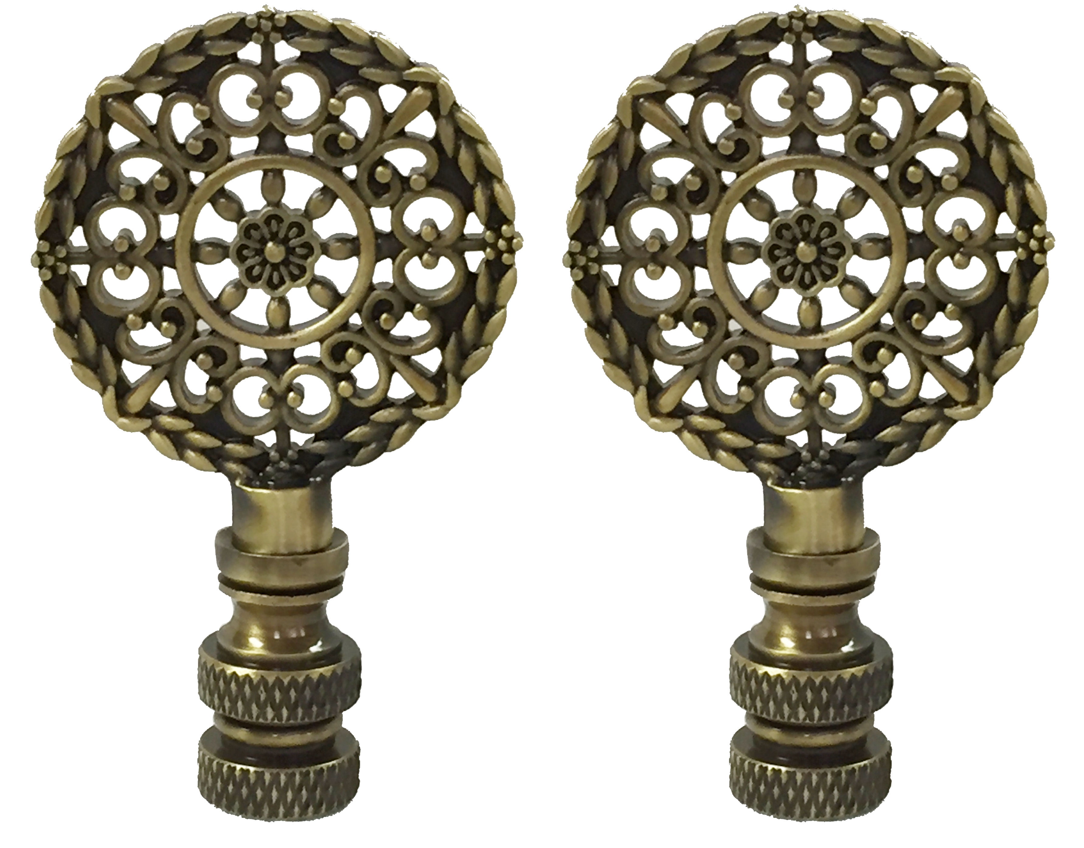 Royal Designs, Inc. Mandala Filigree Lamp Finial for Lamp Shade, F ...
