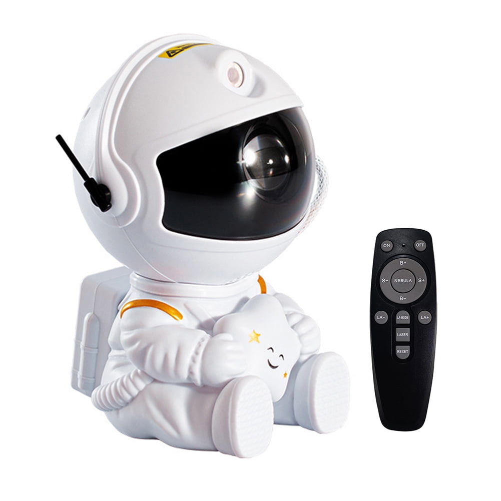 Aousin Astronaut Projector Night Light Starry Sky Home Decor (White Hug ...