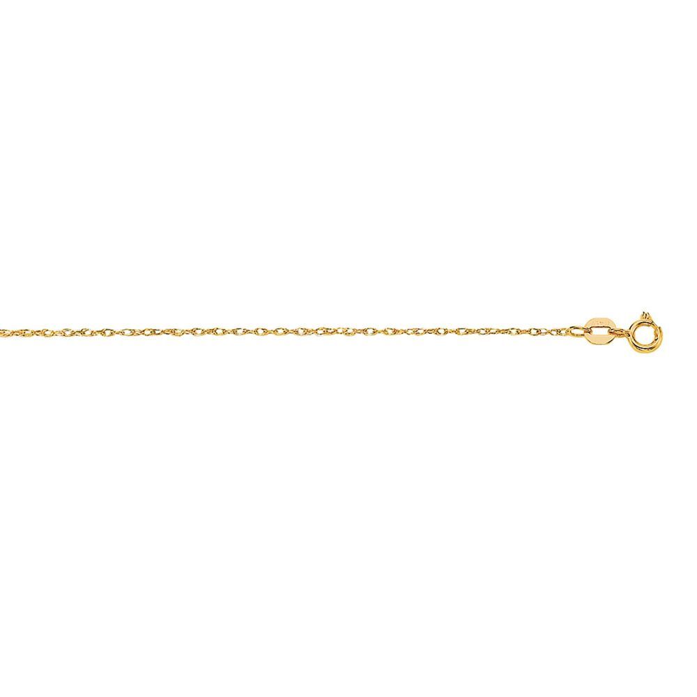 10k 16 Inch Yellow Gold Shiny Sparkle-Cut Carded Rope Chain Wit Spring ...