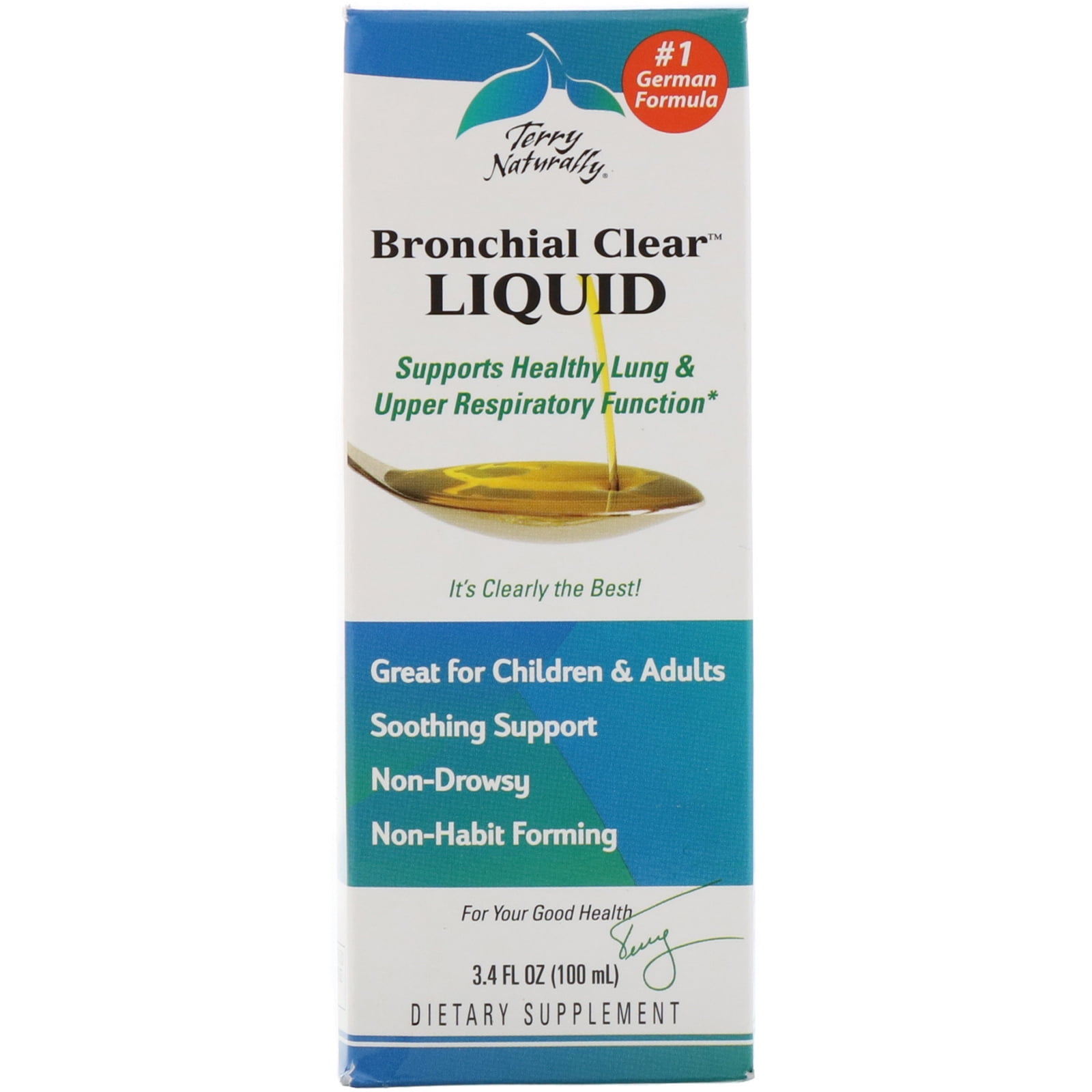 EuroPharma Terry Naturally Bronchial Clear Liquid 3 4 fl oz 100 ml ...