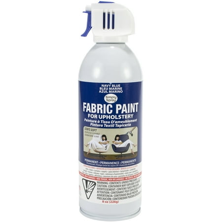 Upholstery Spray Fabric Paint 8oz-Navy Blue - Walmart.com