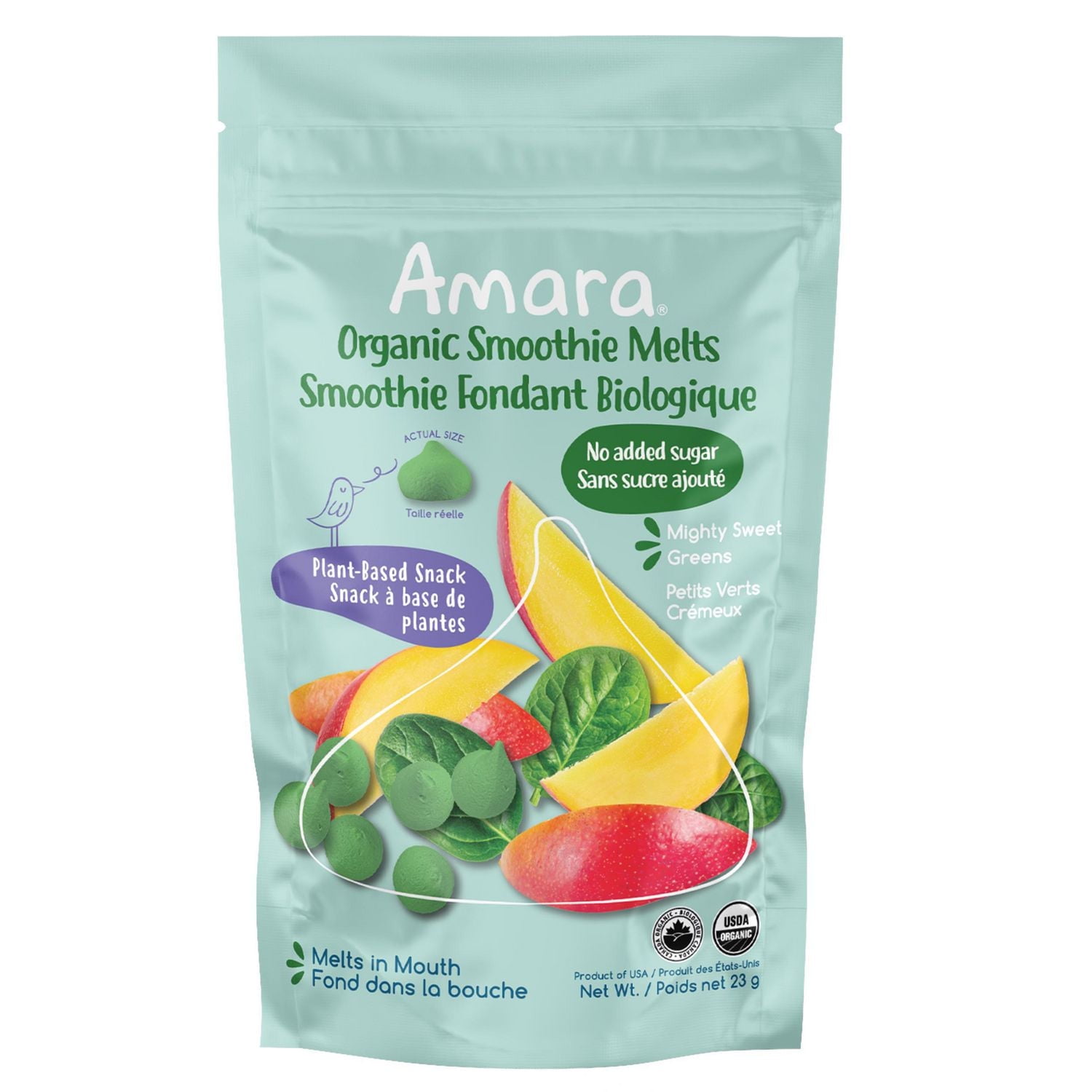 Click here for Amara Organic Smoothie Melts Mighty Sweet Greens V... prices