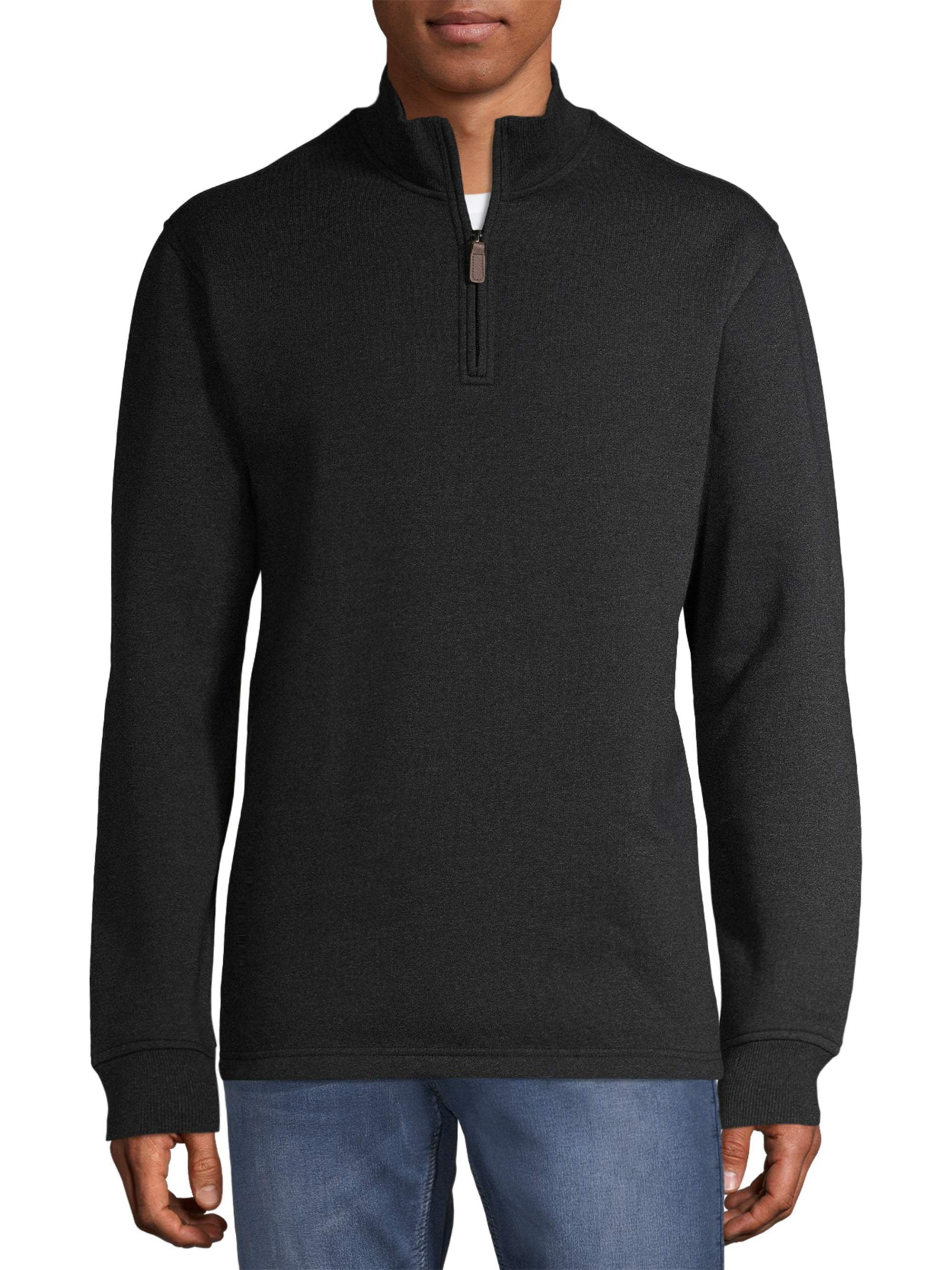 GEORGE - George Men's and Big Men's Quarter Zip Fleece, up to Size 5XL ...