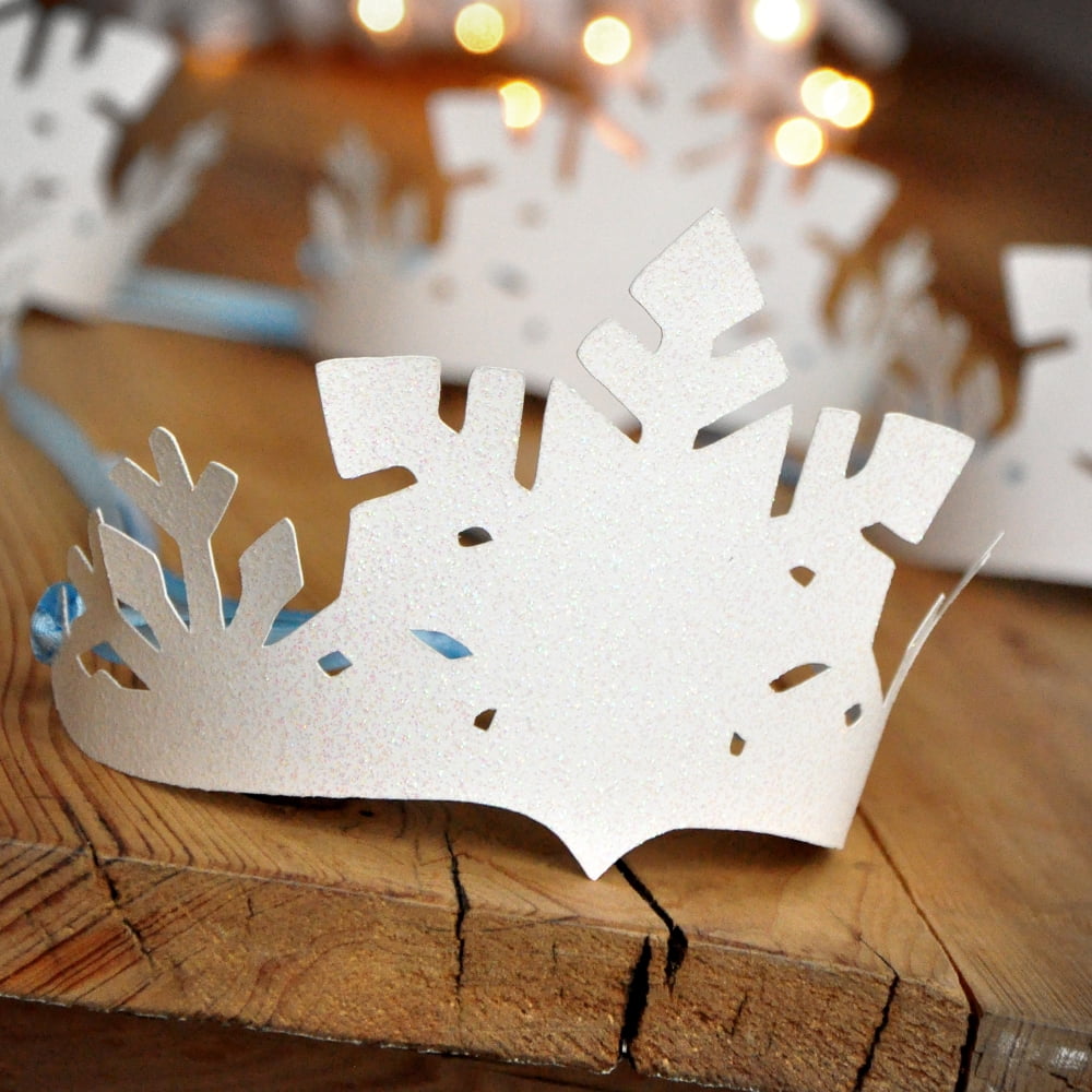 Paper Snowflake Crown