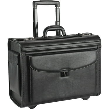 STEBCO Rolling Catalog Case, 21 3/4 x 15 1/2 x 9 3/4, Black ...