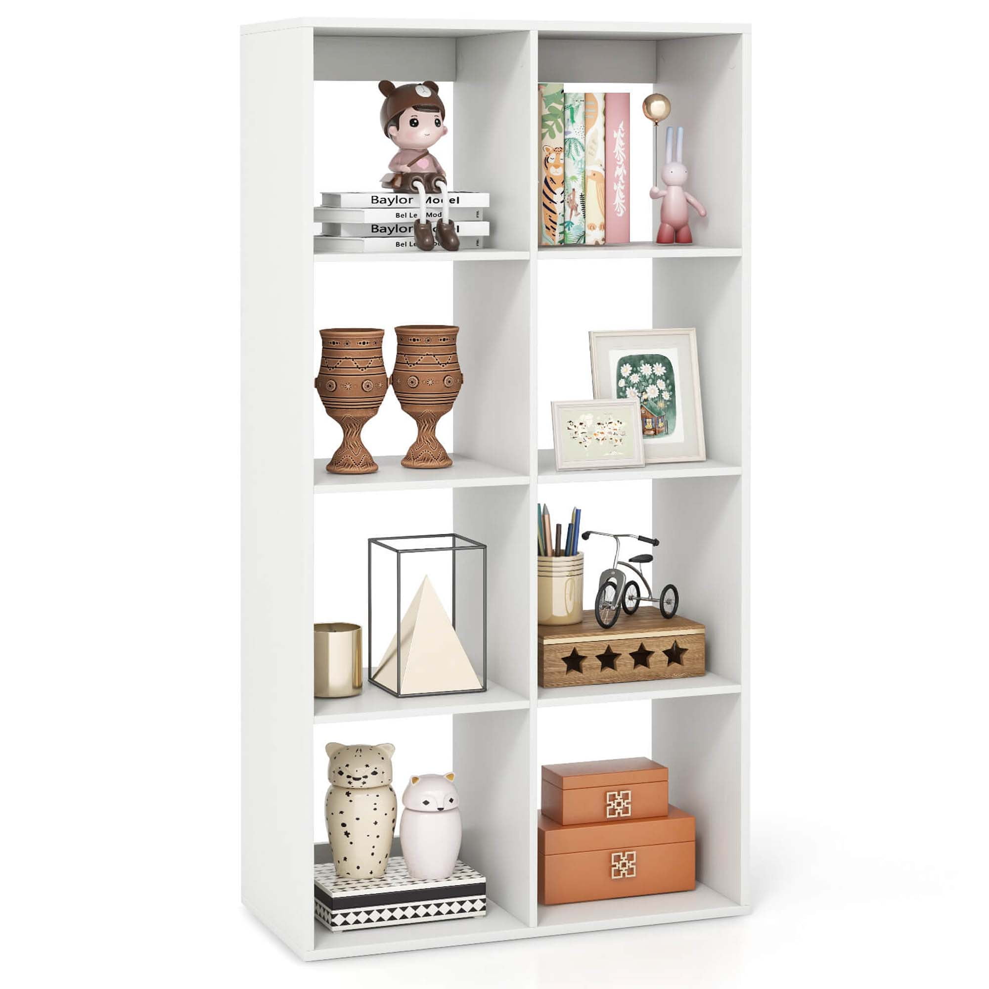 Click here for Costway 8-Cube Open Bookshelf With Anti-Tip Kits H... prices
