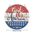 Beforeyayn Patriotic Board Sign Decoration, rustic door wall hanging ...