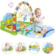 Fisher-Price Deluxe Kick & Play Infant Activity Mat, Piano Gym, Tummy ...
