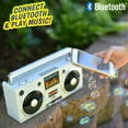 Maxx Bubbles Bluetooth Boombox Bubble Machine - Light Up Speaker, 4oz ...