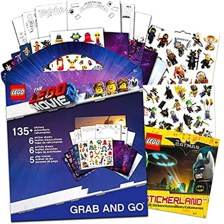 Lego Movie 2 & Batman Stickers Party Supplies Set Bundle with Over 250 ...