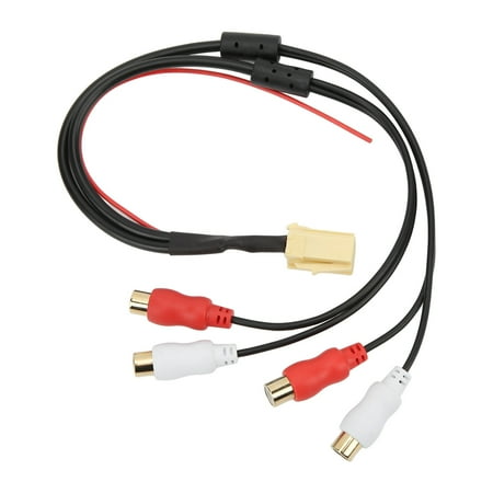 ANGGREK Car ISO Adapter,Car Line Out Adapter,Car Line Out Adapter 4RCA ...