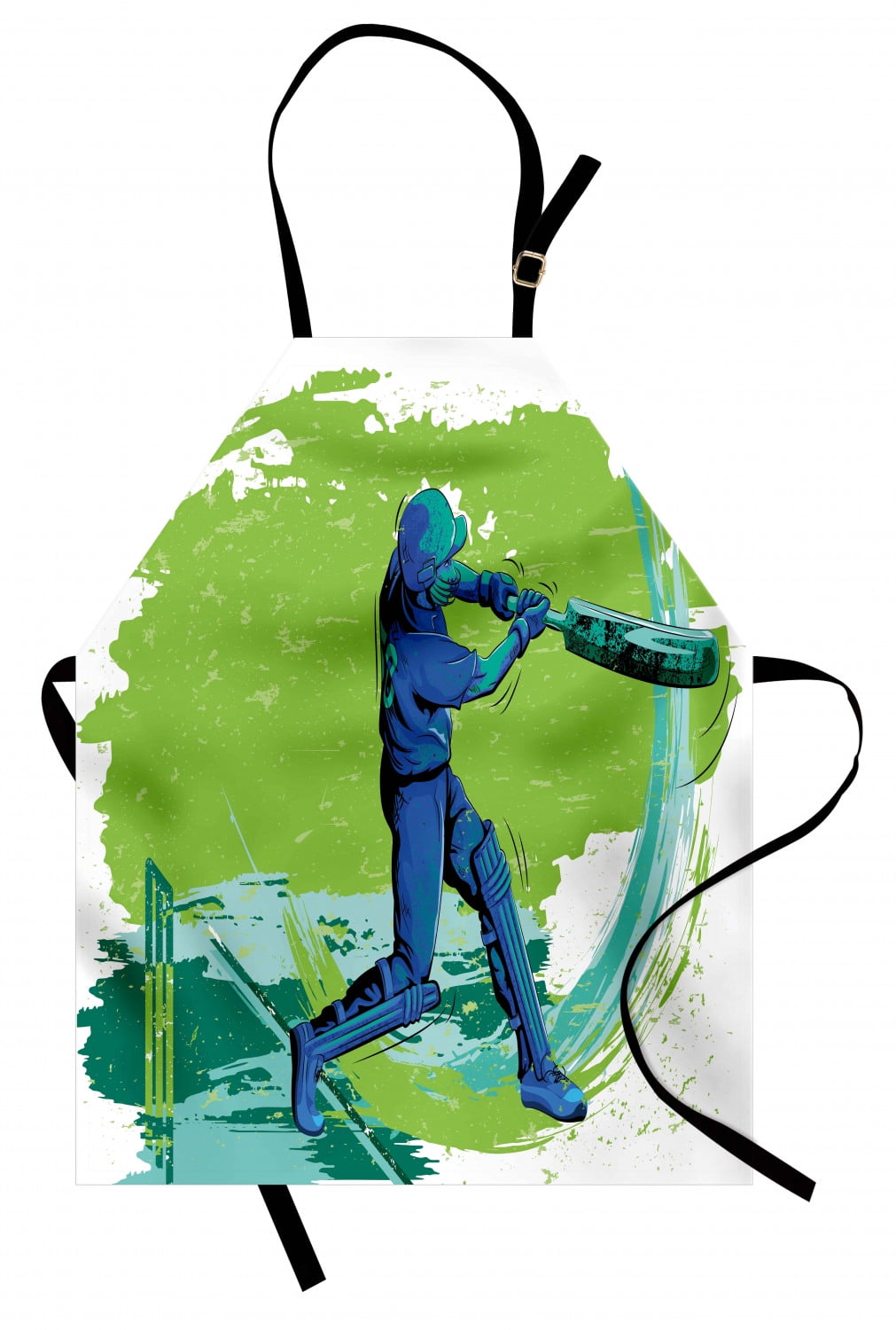 Sports Apron Cricket Player Pitching Win Game Champion Team Paintbrush ...