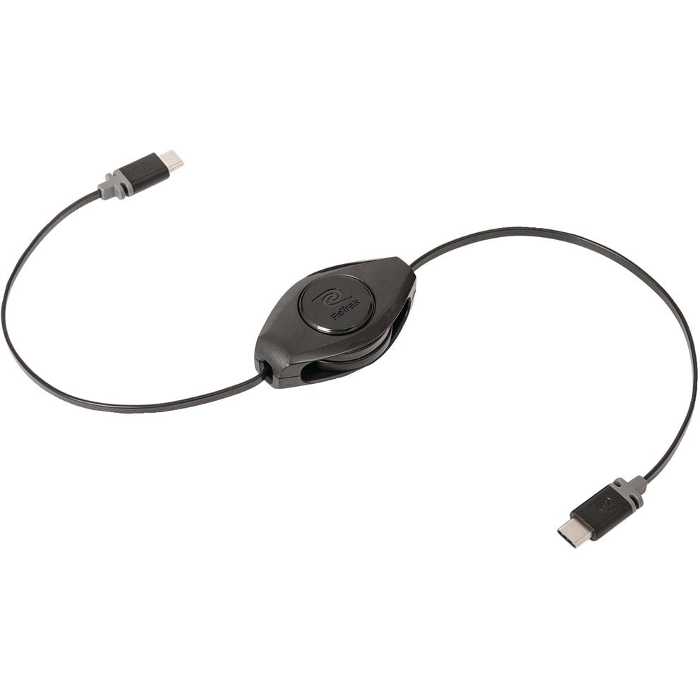 Retrak Etpruc Premier Retractable Usb-c To Usb-c Cable - Walmart.com ...
