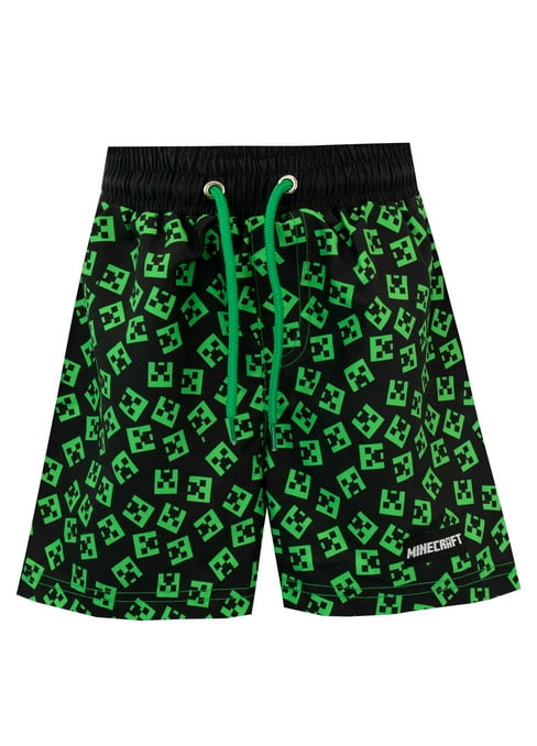 Minecraft Boys' Graphic Swim Trunks - Walmart.com