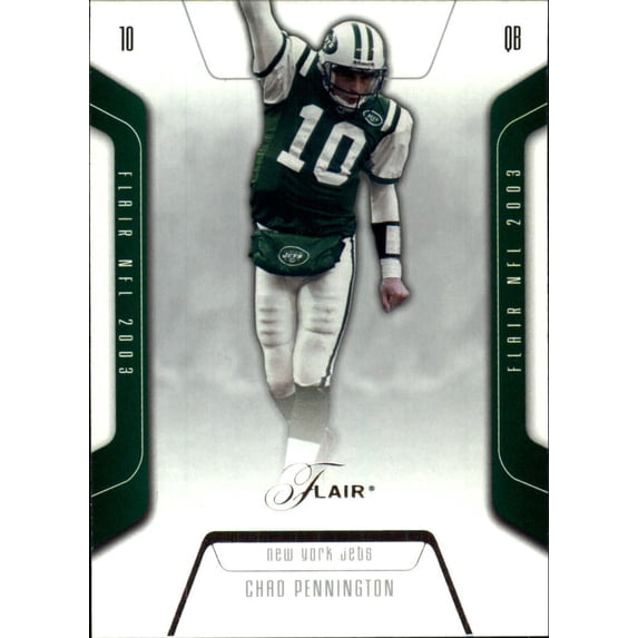 2003 Flair #11 Chad Pennington NFL Football Trading Card - Walmart.com