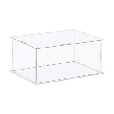Plymor Clear Acrylic Display Case Box With Hinged Lid, 8" x 8" x 8 ...