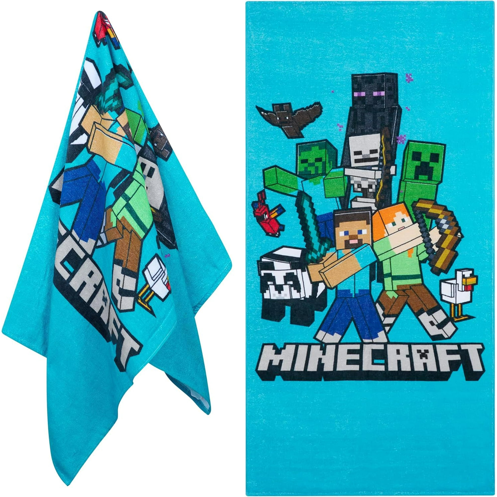 Click here for Hot Sales Minecraft Beach Towel Kids Teenagers Qui... prices