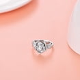 925 Sterling Silver Rose Flower Cremation Urn Ring Holds Loved Ones ...