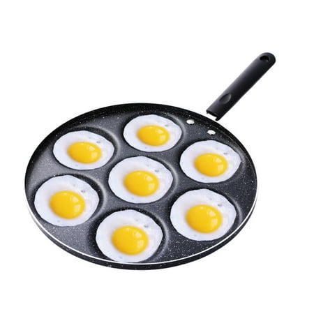 AIHOME Egg Frying Pan 7-Cups Non Stick Multifunctional Aluminium Fried ...
