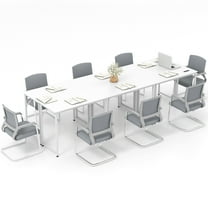 Topbuy Set of 6 Conference Tables Rectangular Meeting Room Table ...