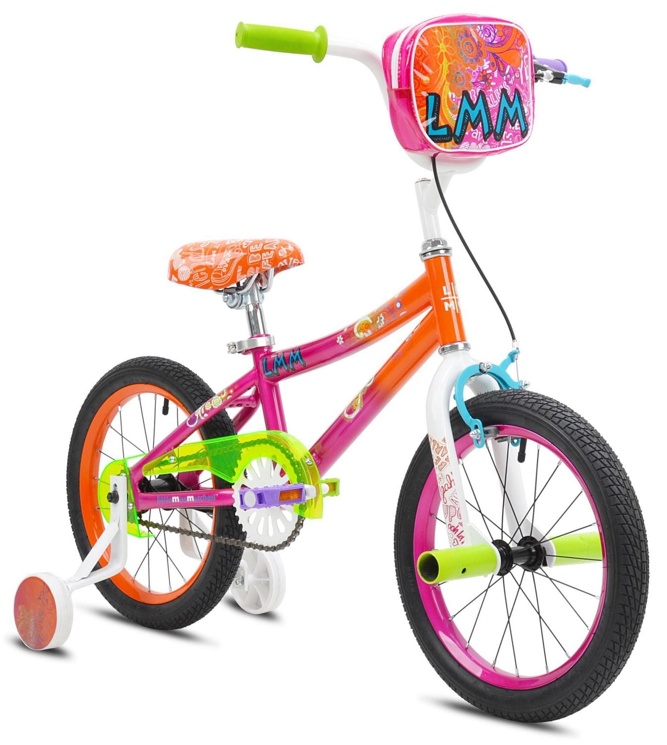 LittleMissMatched 16" Girls BMX Bike- Pink - Walmart.ca