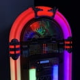 Arkrocket Saturn V Vintage Vinyl Music Play Jukebox with Bluetooth, USB ...