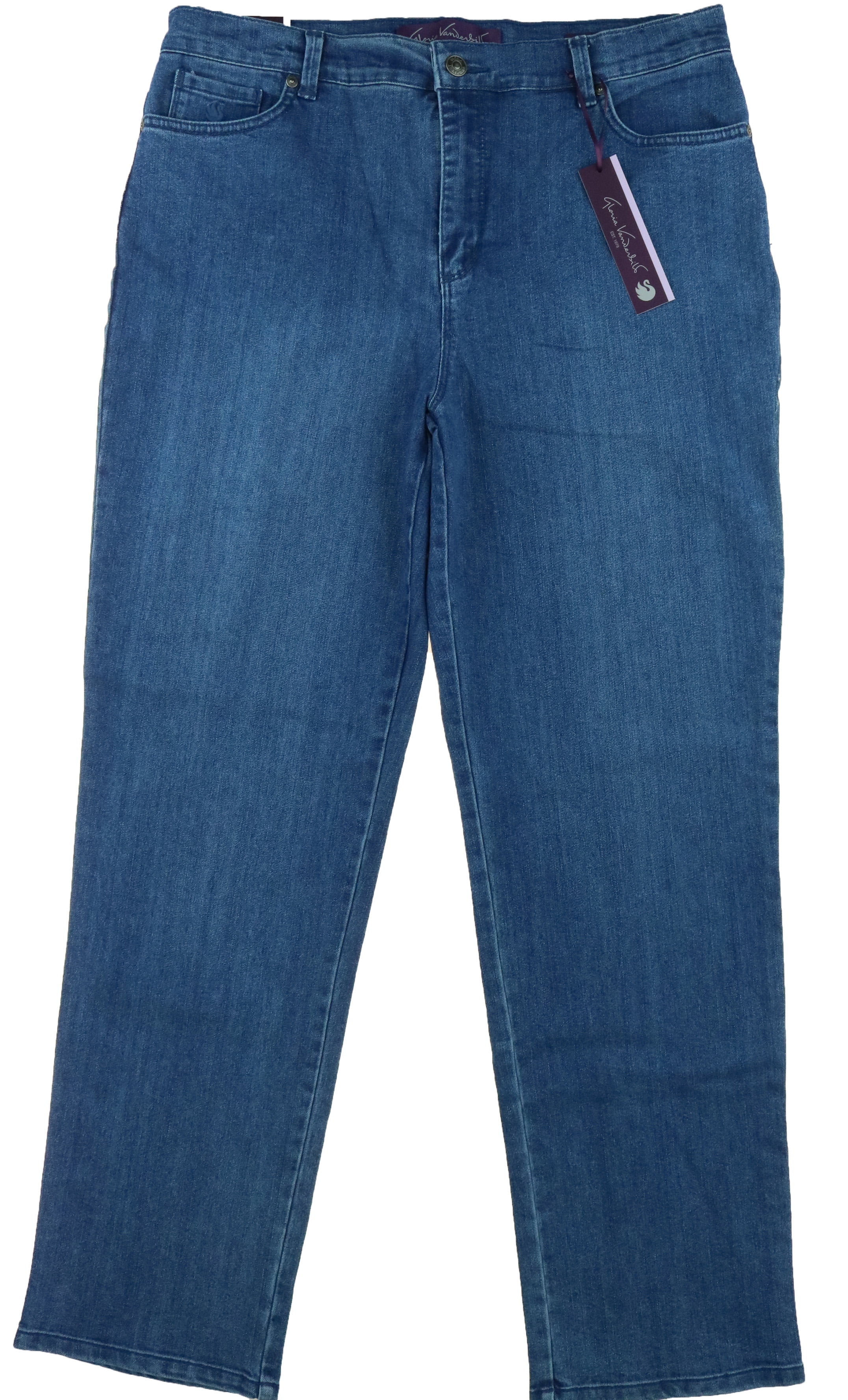 Gloria Vanderbilt Womens Amanda Heritage Fit Denim Jean (Sparrow Wash ...