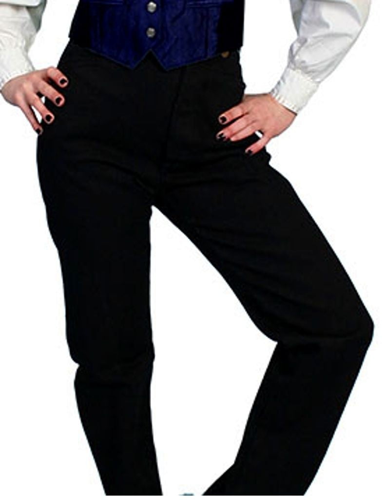 Scully Western Pants Womens Durable Canvas Saddle Seat Pocket RW525 ...