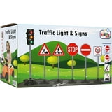 Kiddie Play Traffic Light and Road Signs Toy Kit for Kids, 5 Street ...