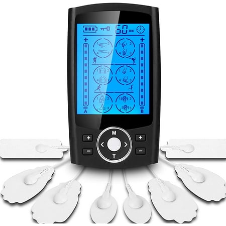 Electronic Pulse Massager Cervical Spine EMS Pulse Muscle Stimulator，16 ...