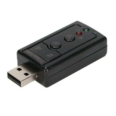 7.1 Channel Sound Card, ABS 3D Sound Card Internal High Speed With 3 ...