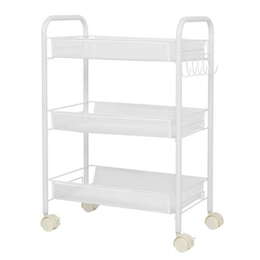 3-Tier Large Household Cart, White - Walmart.com