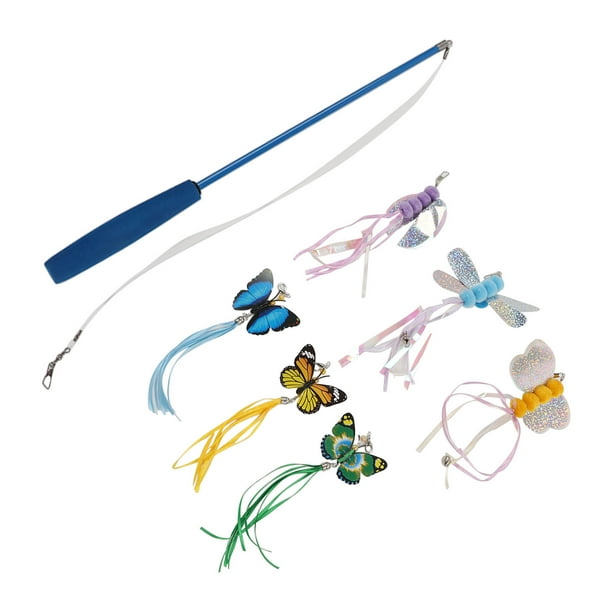 Cat Teaser Wandsejercicio Cat Tassel Toys Play para gatito para ...