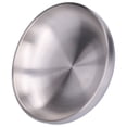 Stainless Steel Dish Dinner Plate Reusable Brushed Metal Plate Heavy ...