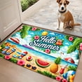 3PCS Kitchen Rugs, Welcome Door Mat set, Home Decoration for Front Door ...