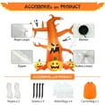 Halloween Inflatable Outdoor Decorations, 8Ft Blow up Spooky Dead Tree ...
