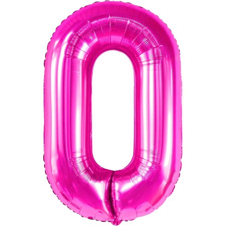 Giant Hot Pink 1 Balloon for First Birthday - 40 Inch | Pink One ...